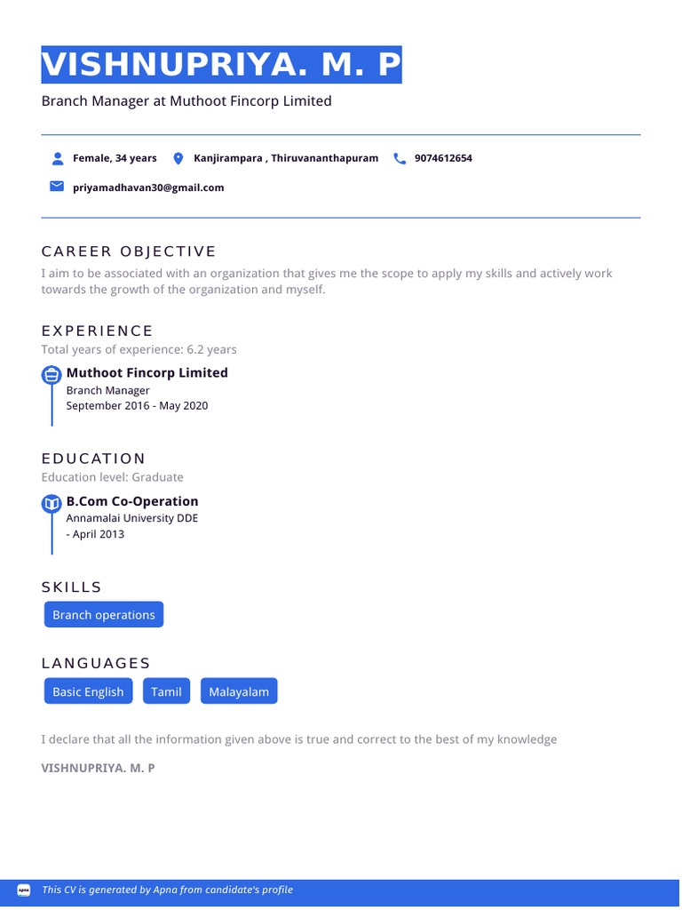 Vishnupriya. m. p | PDF