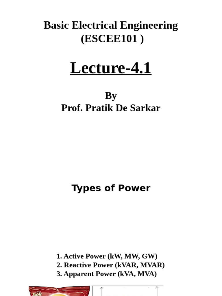 Types of Electrical Power Explained | PDF