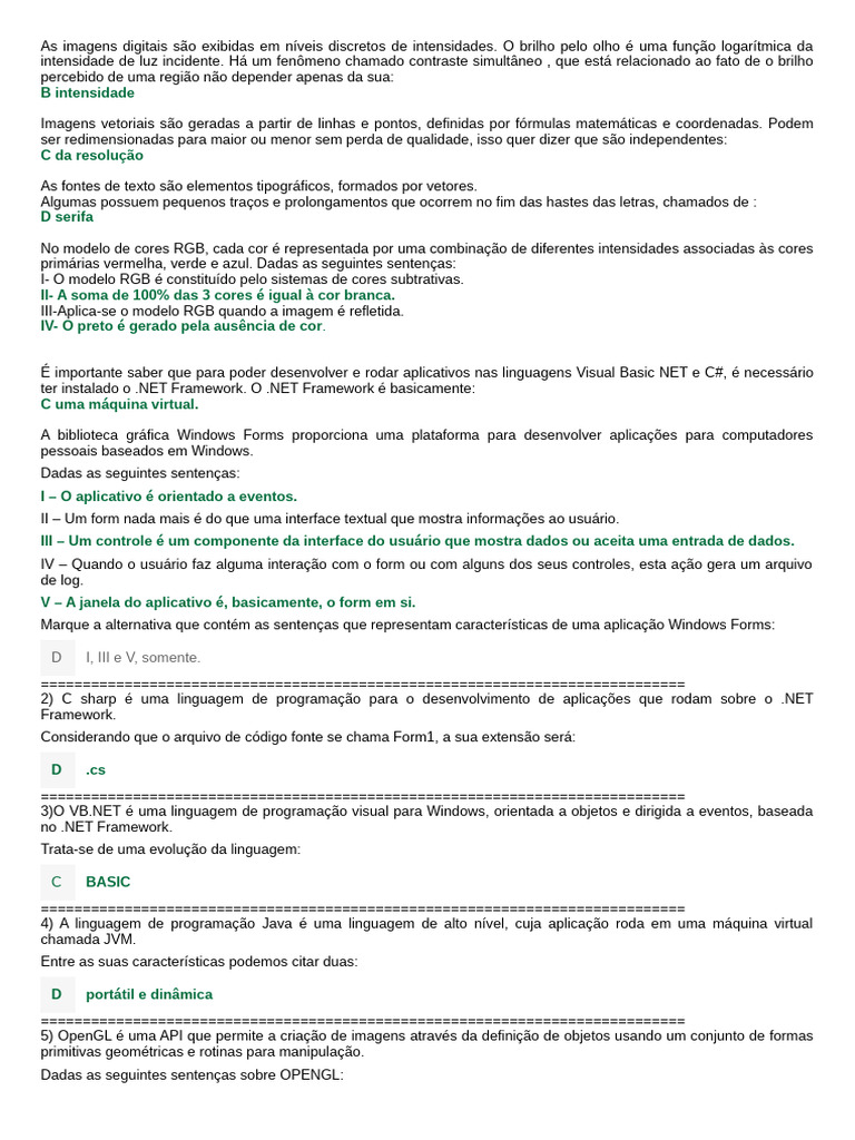Fundamentos de Imagens e Programação Web | PDF | Cor | Linguagem de ...