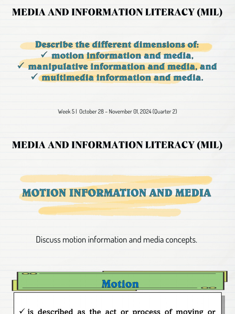 Different Dimensions of Information and Media | PDF | Multimedia ...