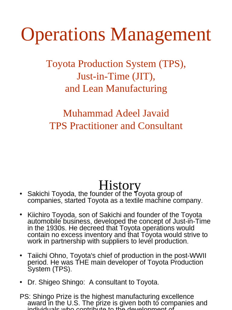 Dokumen - Tips - Tps and Lean Manufacturing | PDF | Lean Manufacturing ...