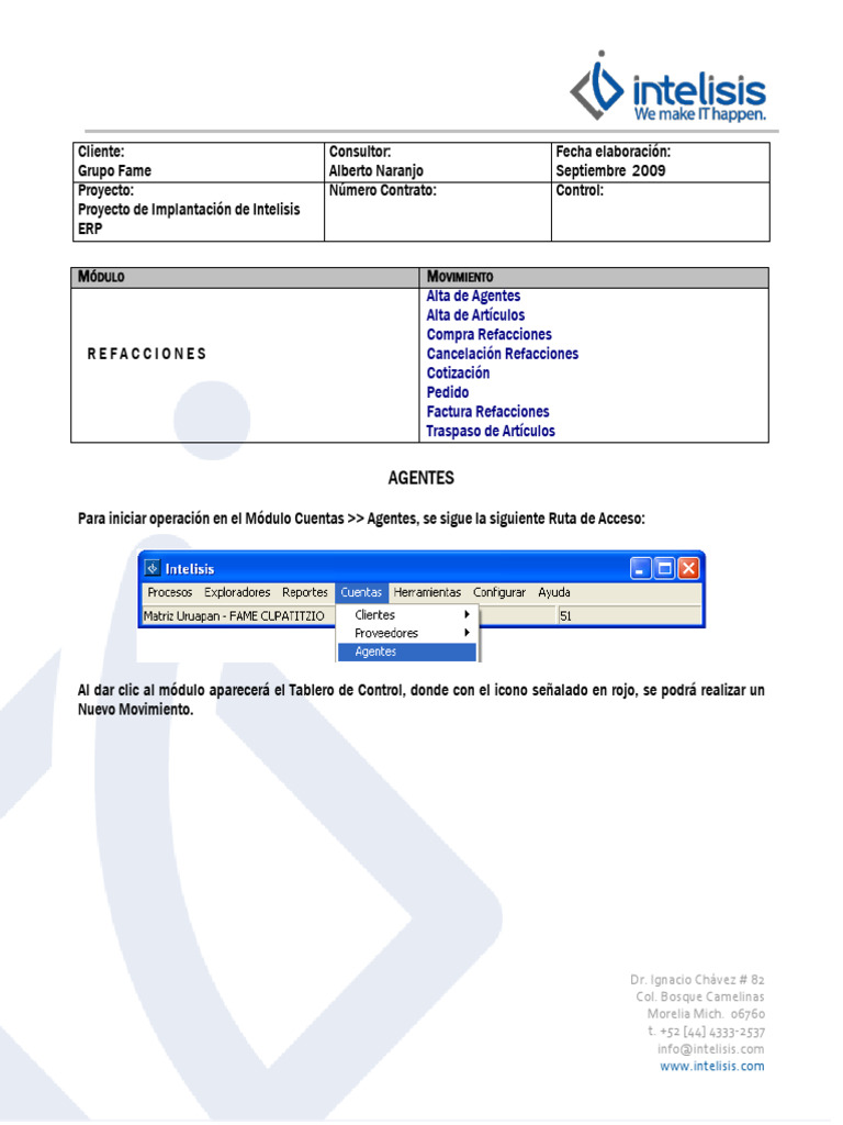 MANUAL iNTELISIS | PDF