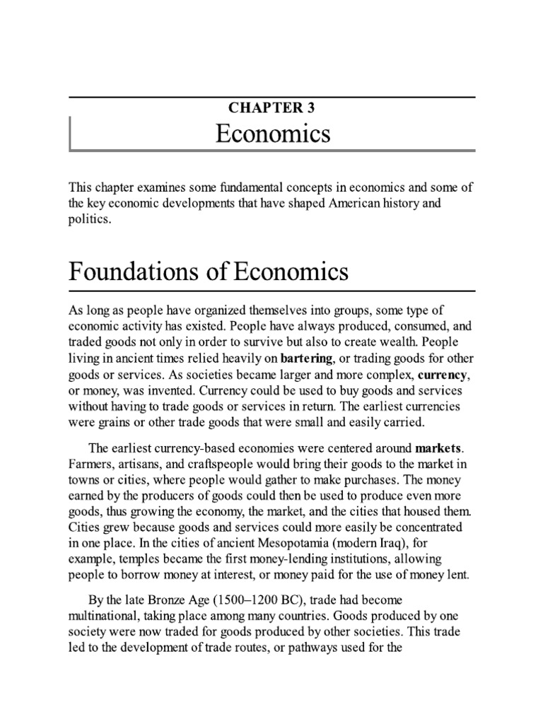 GED Social Studies - Economics | PDF
