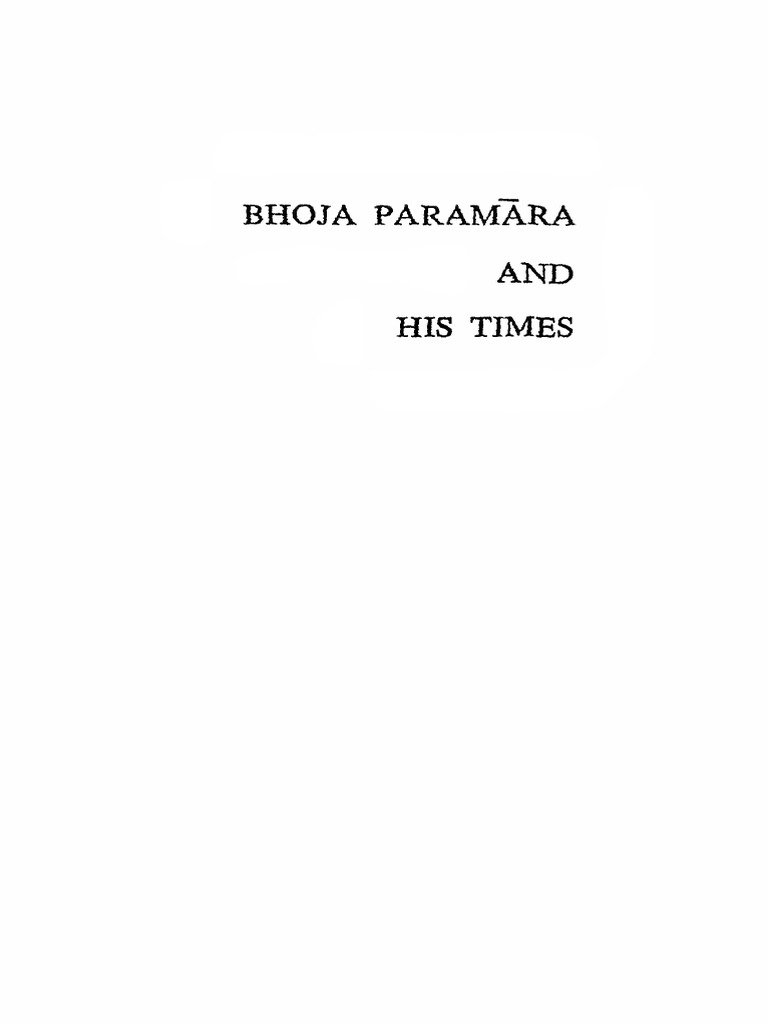 2015.119756.bhoja Paramara and His Times Text | PDF | Shiva