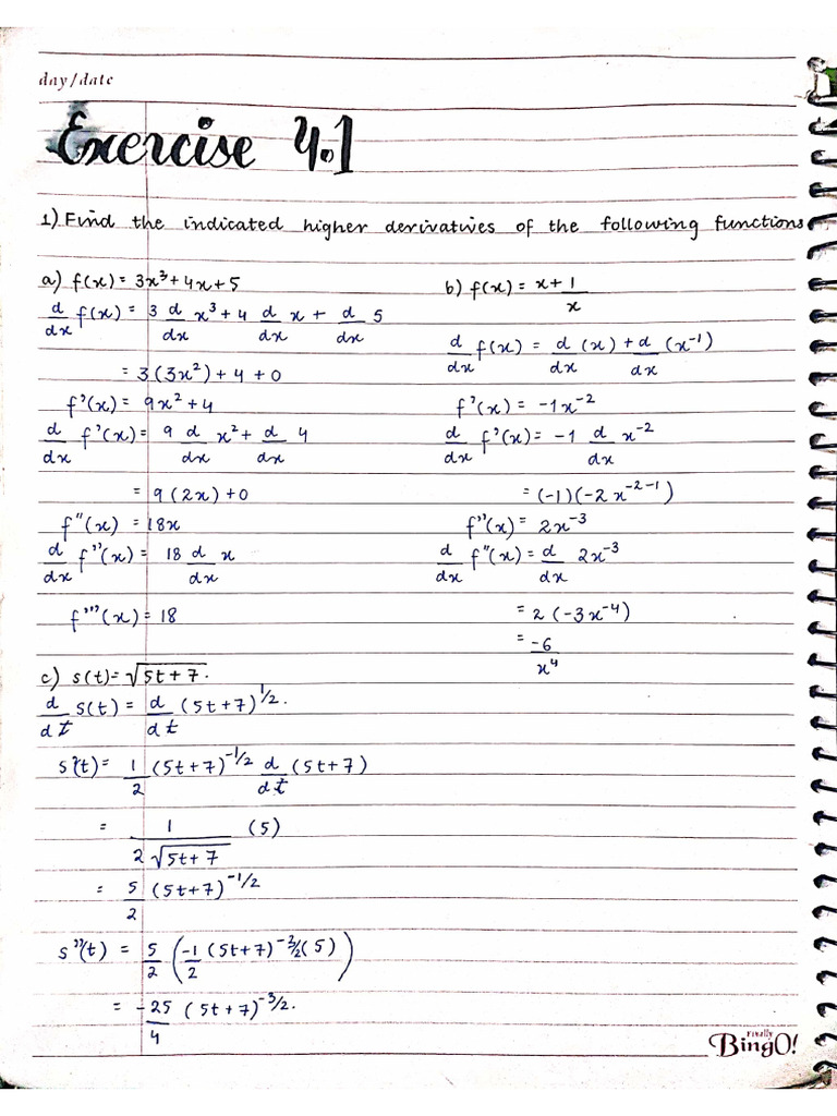 Maths 2nd Year Chapter 4 | PDF