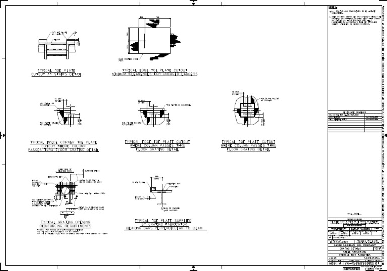 Grating Installation and Details | PDF