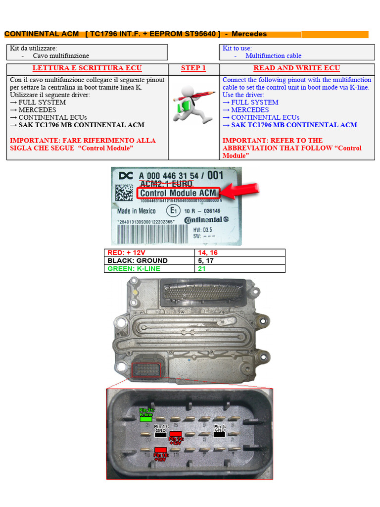 Tricore Mercedes Acm 1796 Intflash | PDF