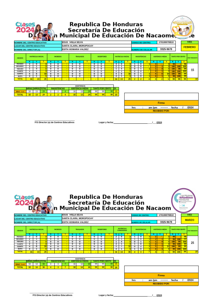 PARTE MENSUAL NOVIEMBRE 2024(1) | PDF