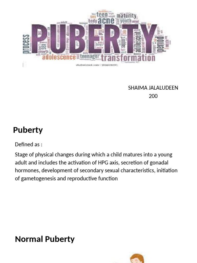 PUBERTY 2 | PDF | Puberty | Endocrinology