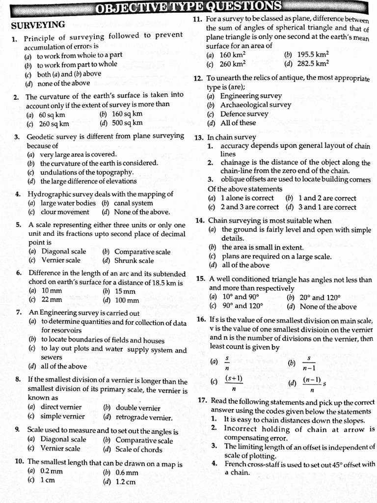 Survey and Transp Obj Part 1 | PDF