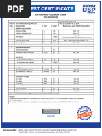 CEMENT ACC Test Certificate | PDF | Cement | Composite Material