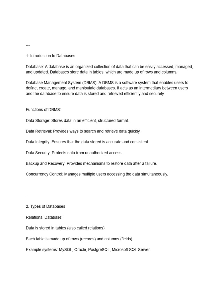 Database system basic | PDF | Databases | Database Transaction Database system basic | PDF | Databases | Database Transaction