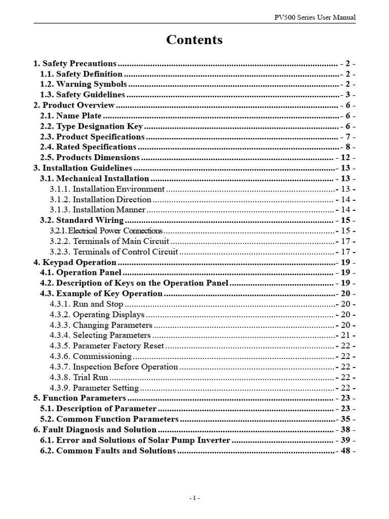 PV500.23.06.06.E | PDF | Power Supply | Power Inverter