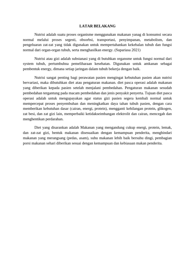 Latar Belakang Sap KMB | PDF