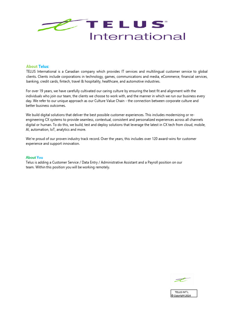 Pre Job Briefing Guide - Telus Int'l | PDF | Apple Inc. | Application ...