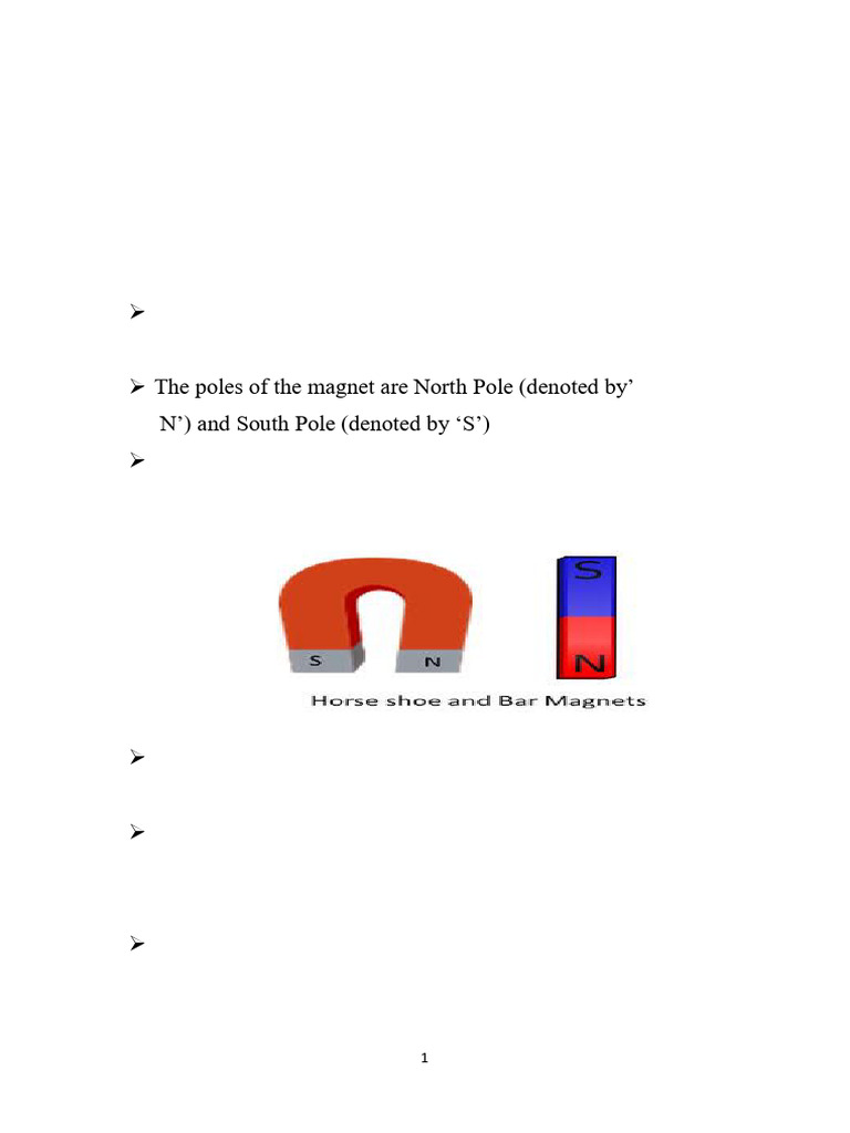 Fun with Magnets: Poles & Properties | PDF | Magnet | Building Engineering