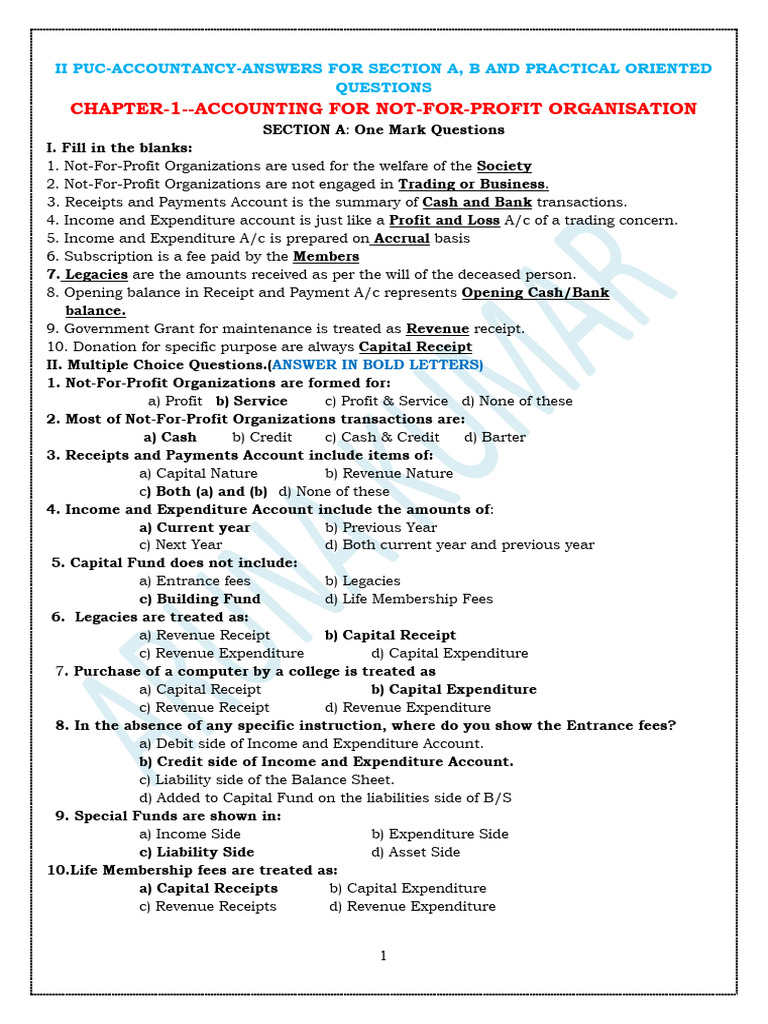 SECTION A B & PRACTICAL | PDF | Expense | Debits And Credits