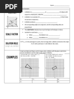 Dilations Foldable INB | PDF | Teaching Methods & Materials