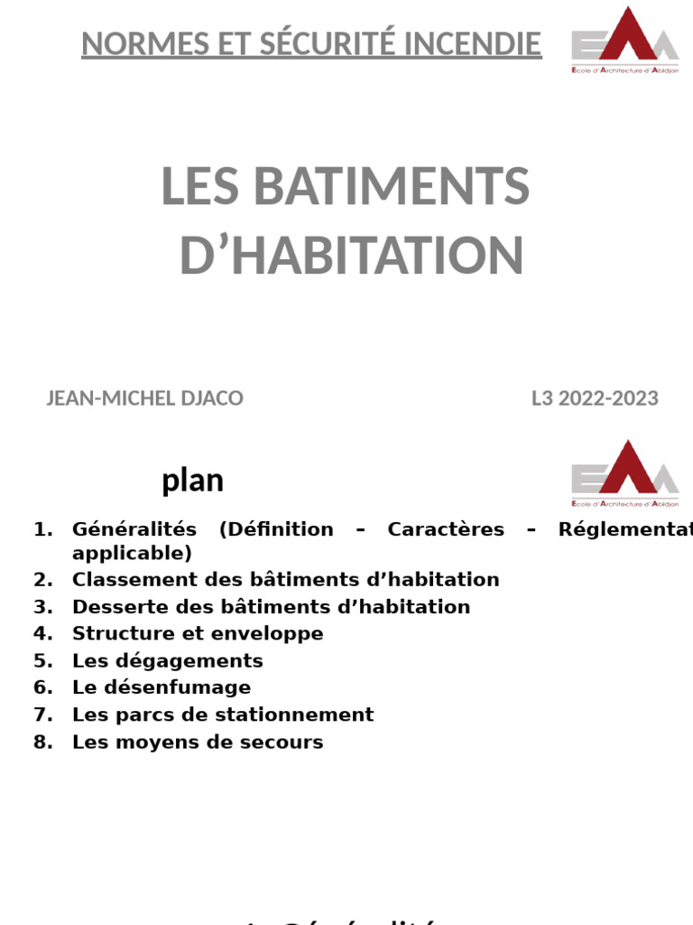Séance 2_Les Bâtiments d'Habitation | PDF | La combustion | Technologie ...