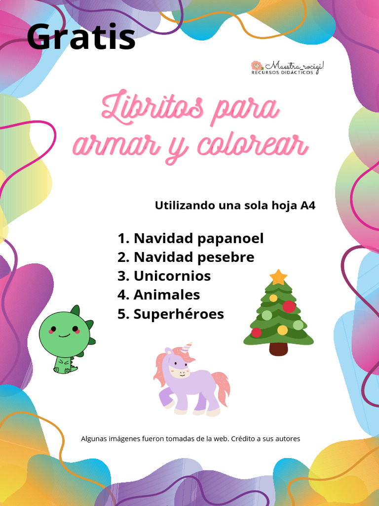 Libritos para Colorear Primaria | PDF