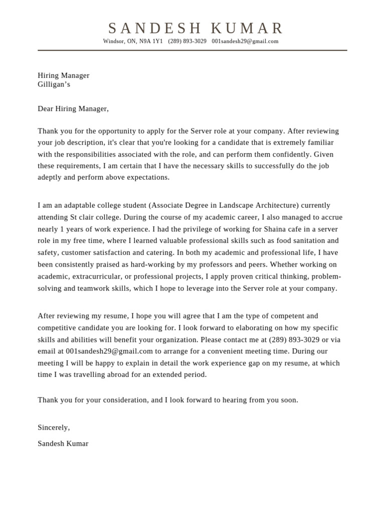 Sandesh_Kumar_Letter_4.docx | PDF