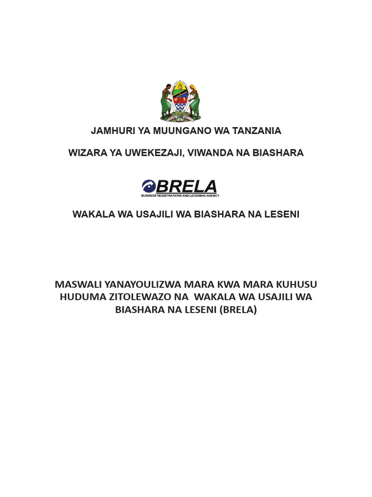 Brela Muhimu | PDF