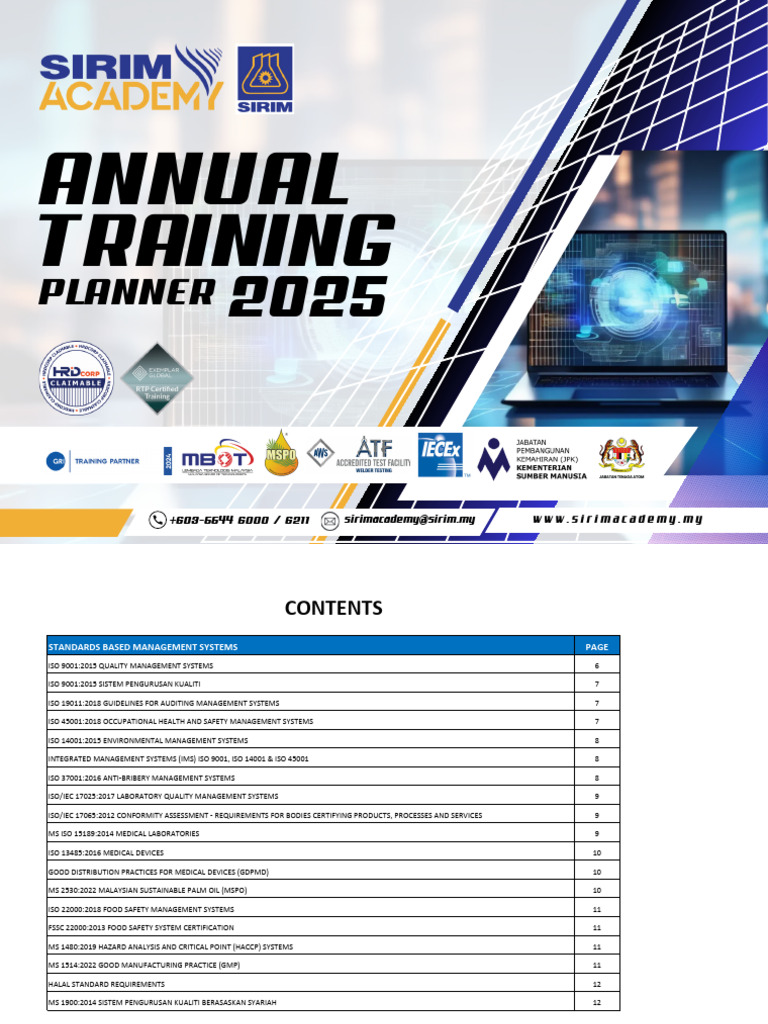 Sirim Training Atp-2025 | PDF | Quality Management | Iso 9000