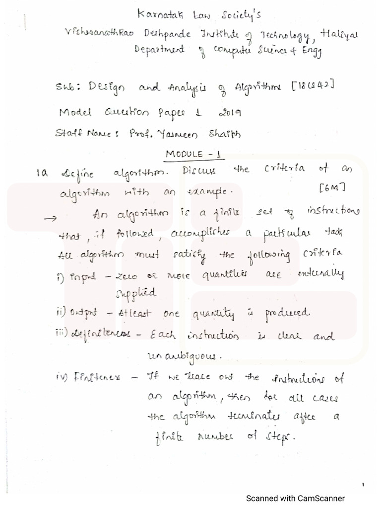 Daa Solved Kls | PDF