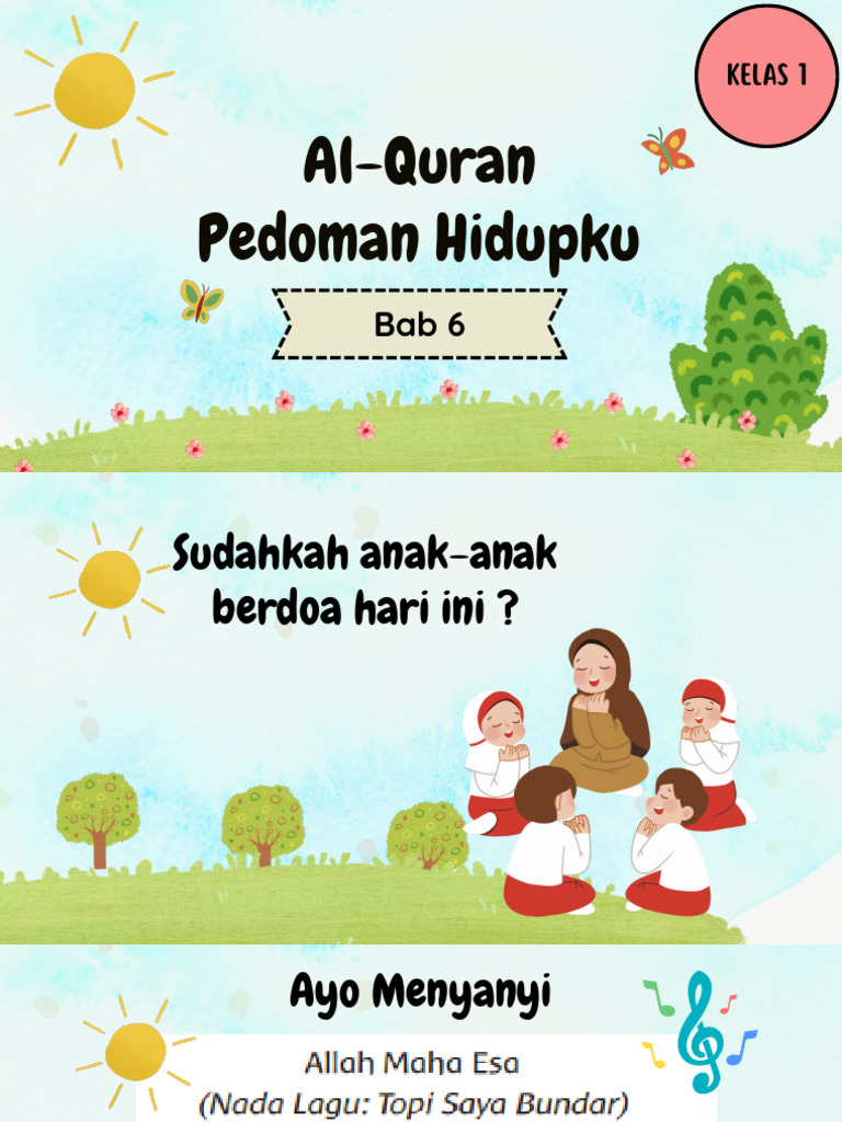 26. Bahan Ajar kelas 1 bab 6 | PDF