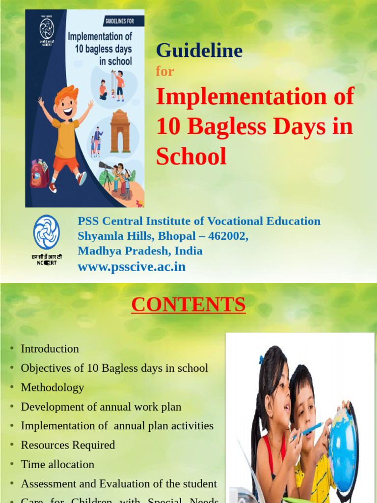 10 Bagless Days 7-07-24 New | PDF | Learning | Vocational Education
