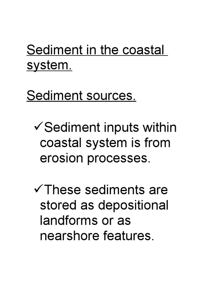 Sediment Cells | PDF | Sediment | Deposition (Geology)