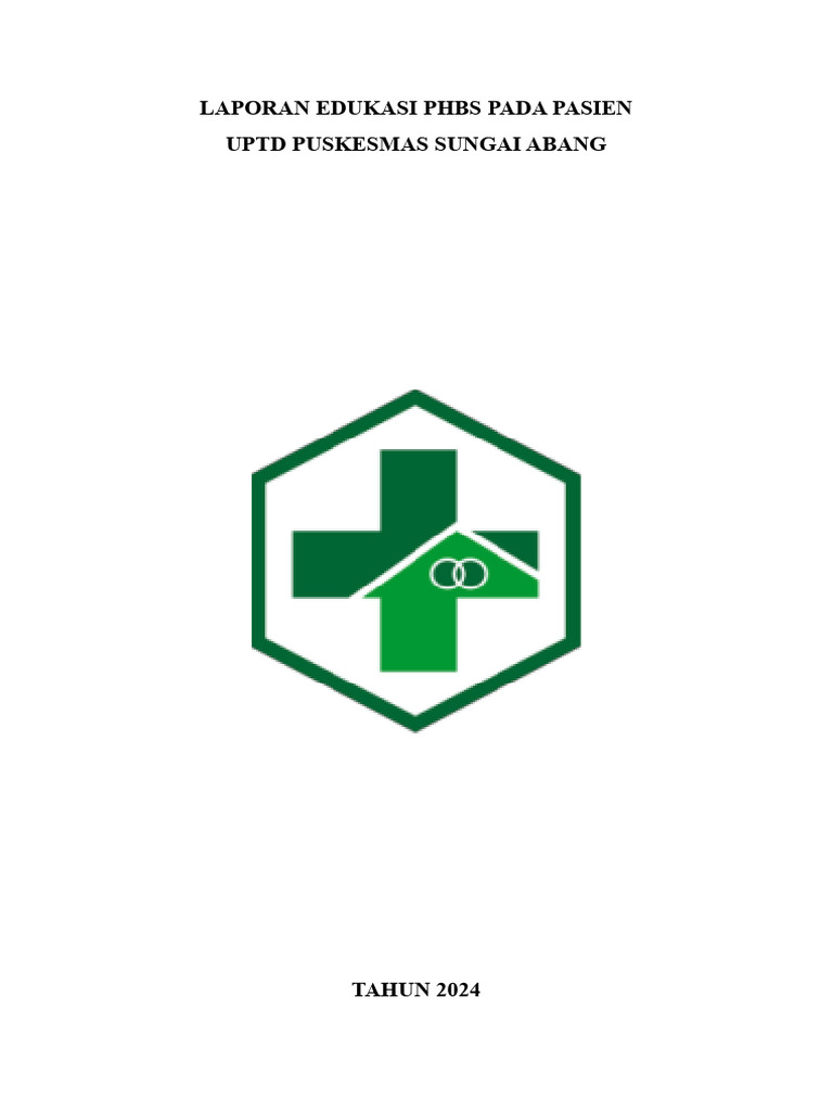 Cover Edukasi PHBS | PDF