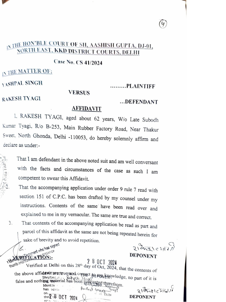 PDF To Affidavit | PDF