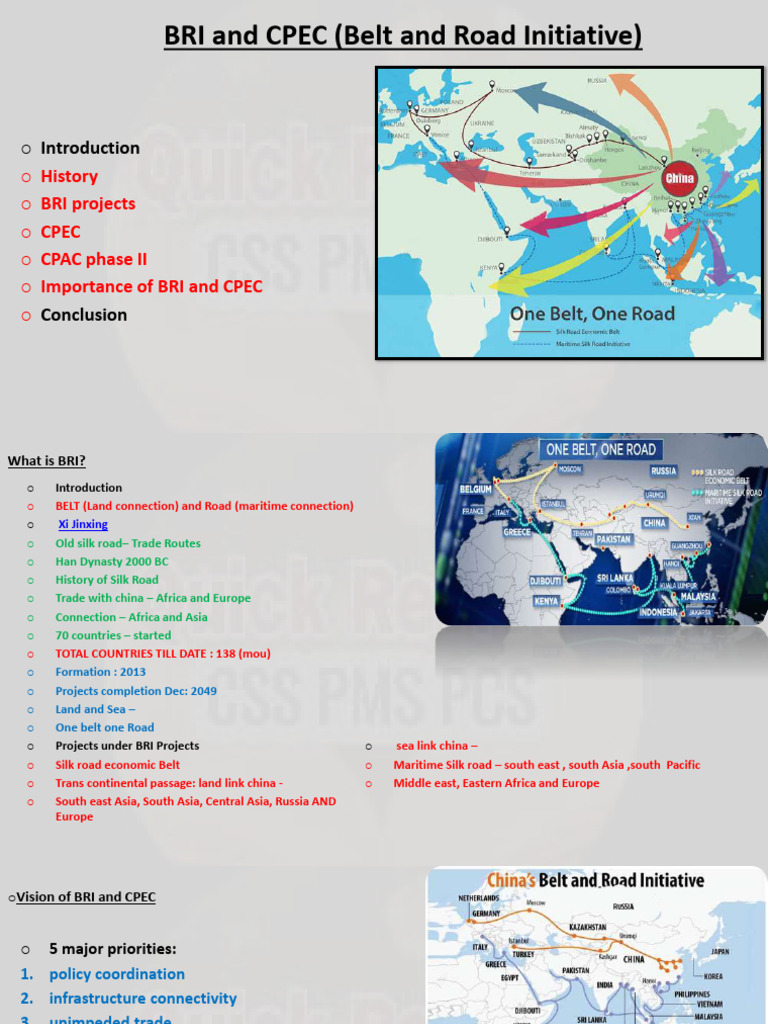 BRI and CPEC - Copy | PDF | Economies | China