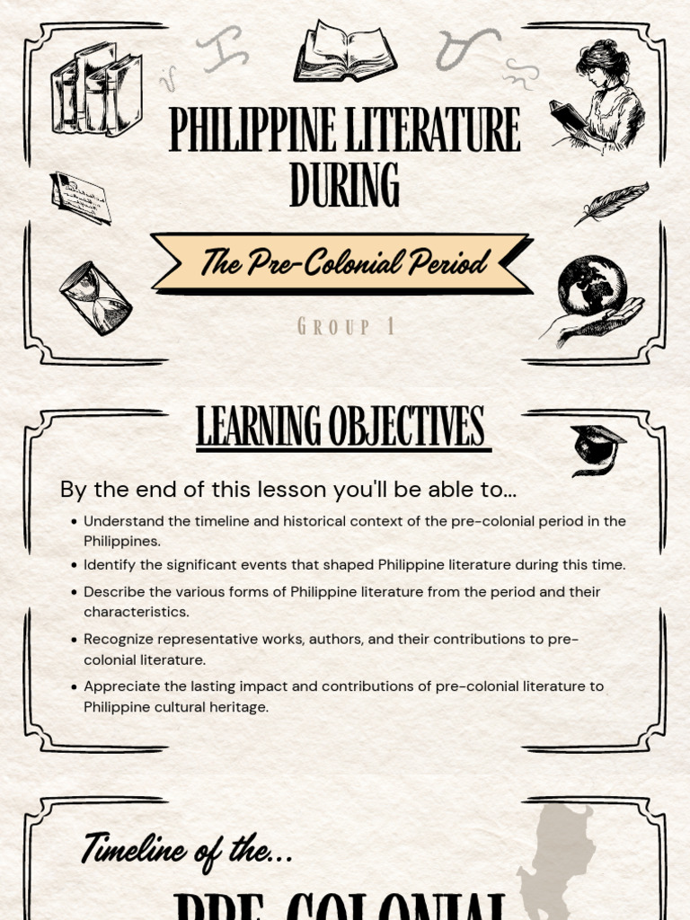 Pre-Colonial Philippine Literature Overview | PDF | Philippines ...