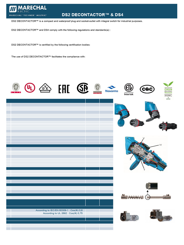 DS2 - DS4 - Technical Datasheet | PDF | Electrical Connector ...