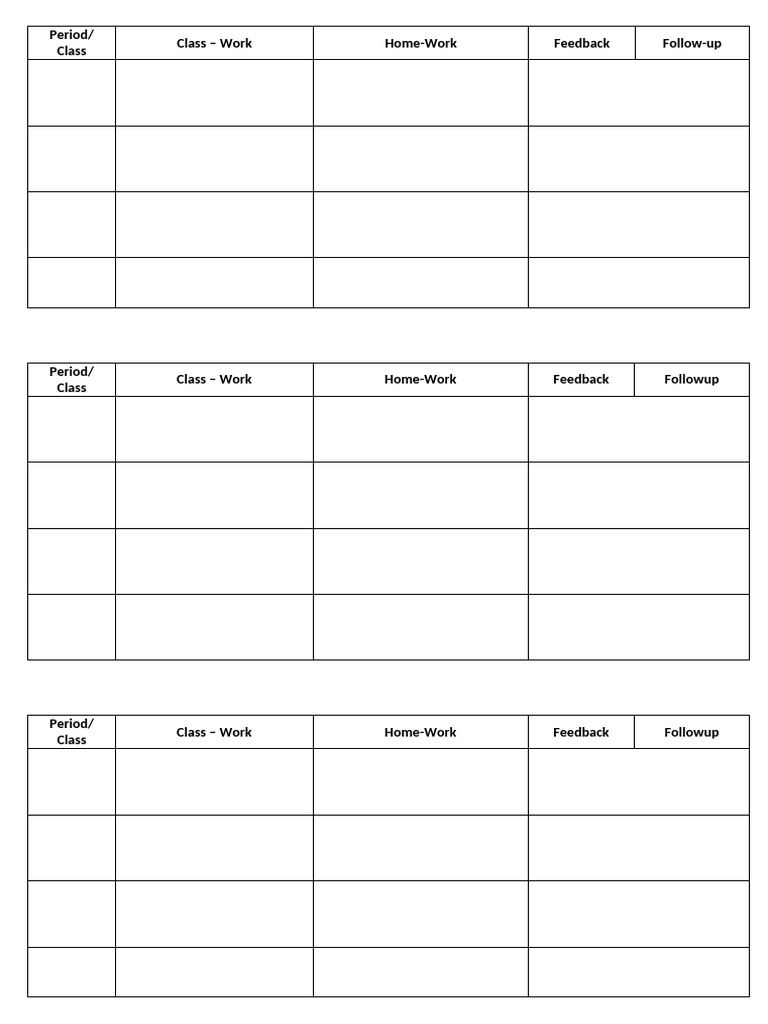 Teachers Diary | PDF