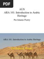 Imru al-Qays: The Muallaqa Explained | PDF | Poetry | Metre (Poetry)