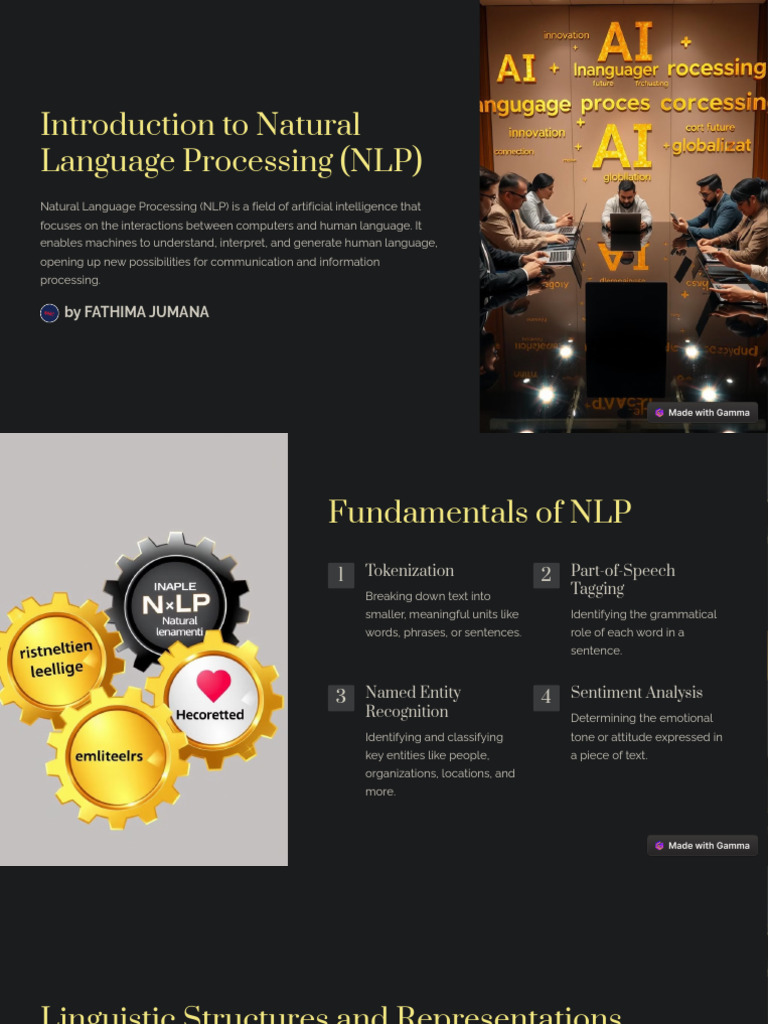 Introduction to Natural Language Processing | PDF | Word | Cognitive Science