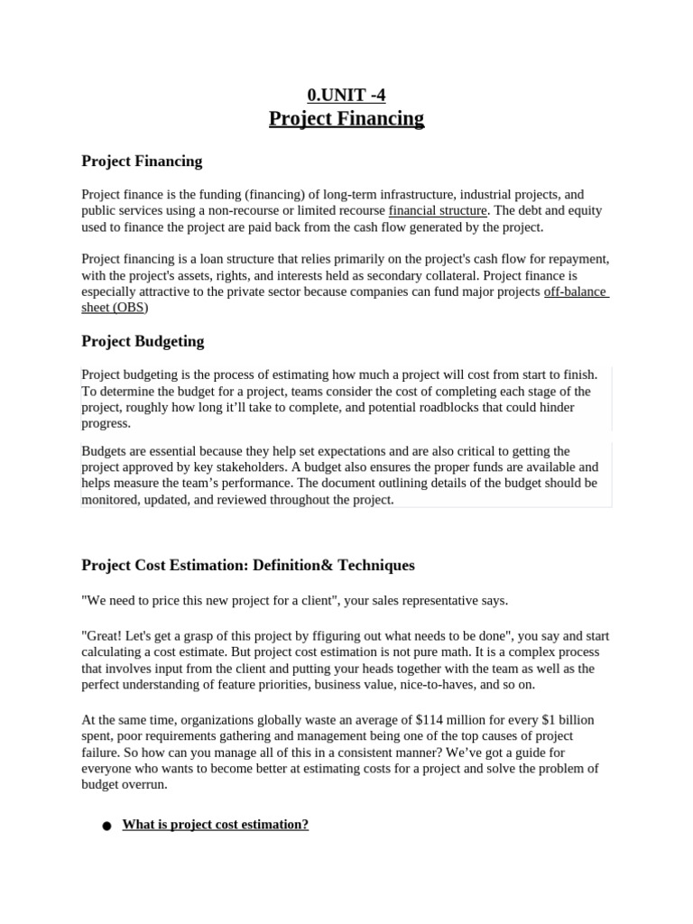 Unit 4 Entrepreneurship Development | PDF | Equity (Finance) | Working ...