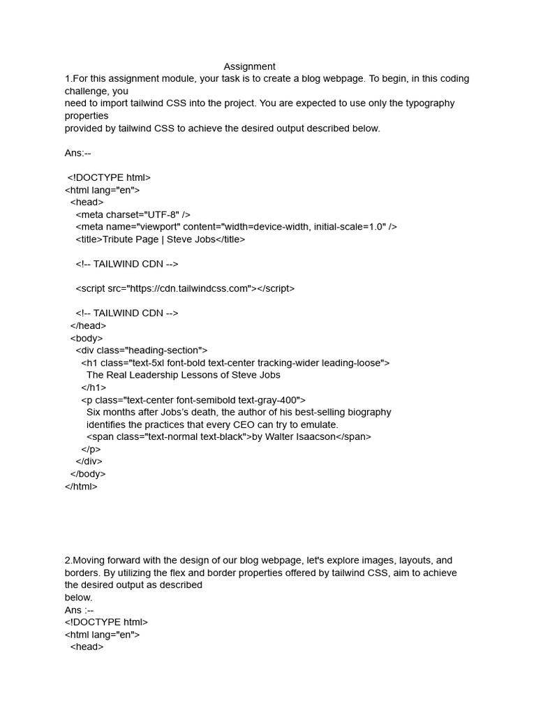 Assignment Entrepreneurship development | PDF | Steve Jobs | Apple Inc.