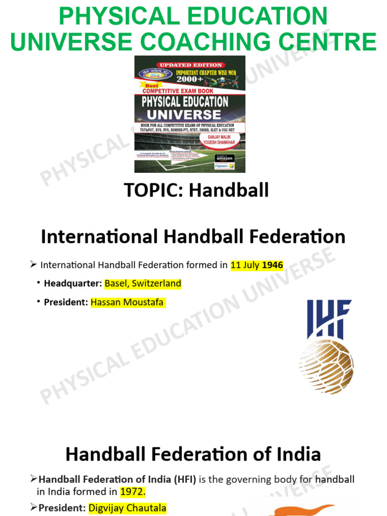 Handball | PDF | Association Football | Athletic Sports