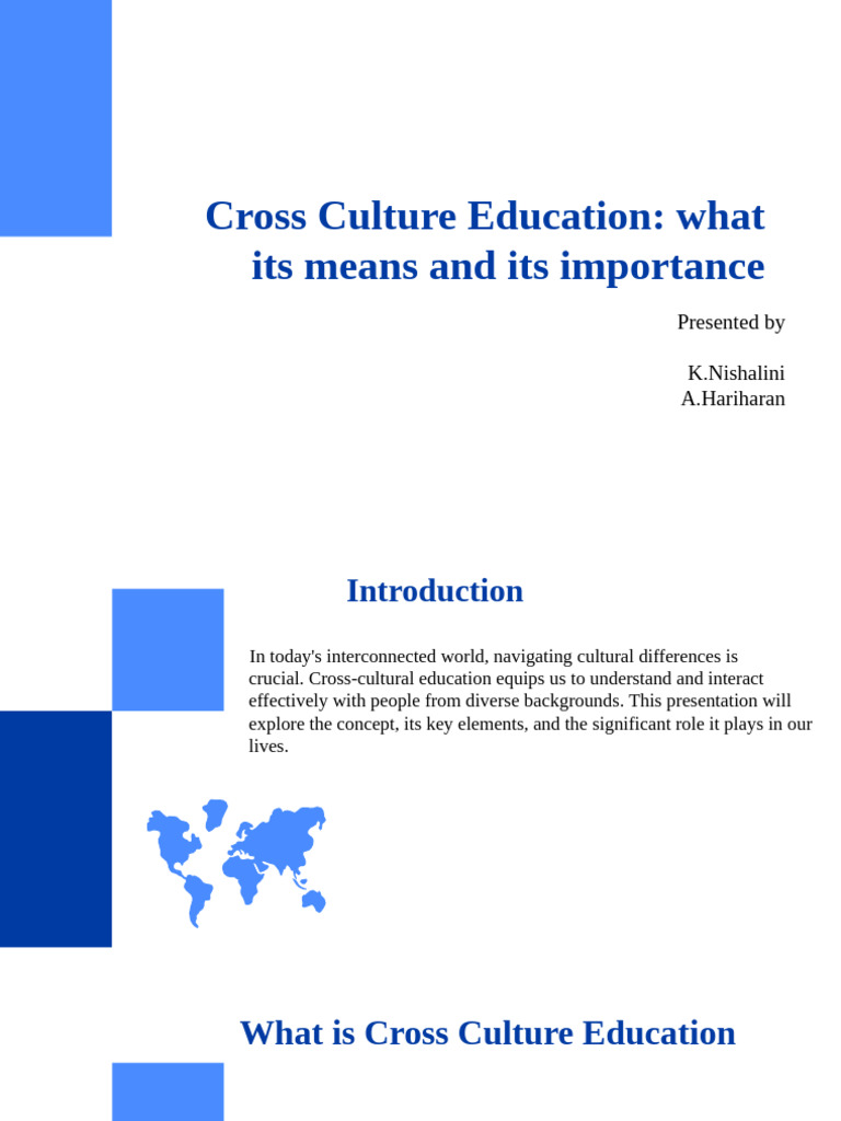 Cross Culture Education | PDF | Communication | Learning