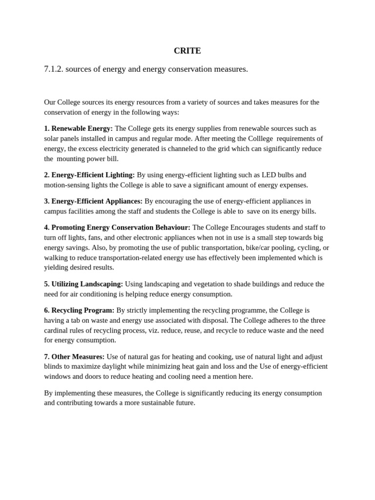 7.1.2. Energy and Energy Conservation | PDF