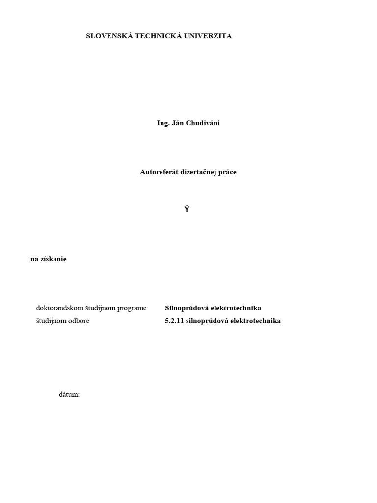 Chudivani Autoref | PDF