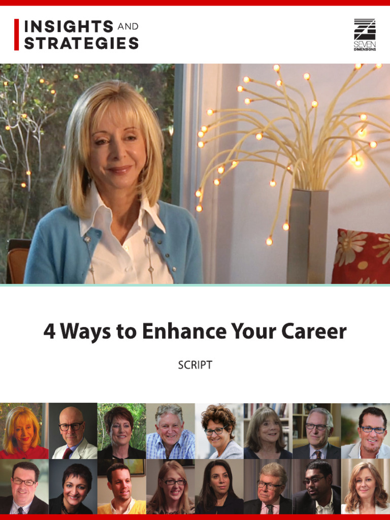 Enhance Your Career: 4 Key Strategies | PDF | Social Psychology