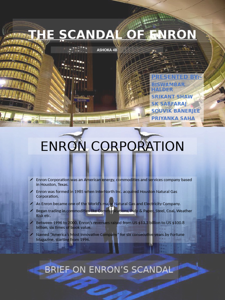The Scandal of Enron | PDF | Enron | Economies