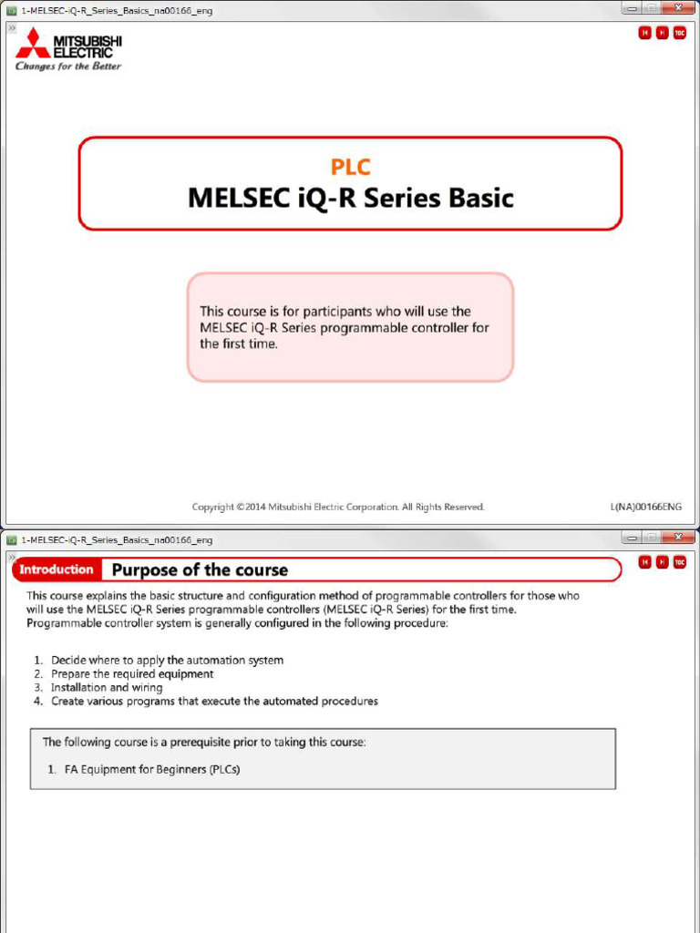 MELSEC iQ-R Series Basics PLC Tutorials - 2 | PDF