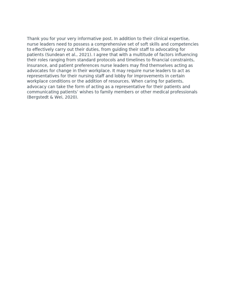 Essential Soft Skills for Nurse Leaders | PDF
