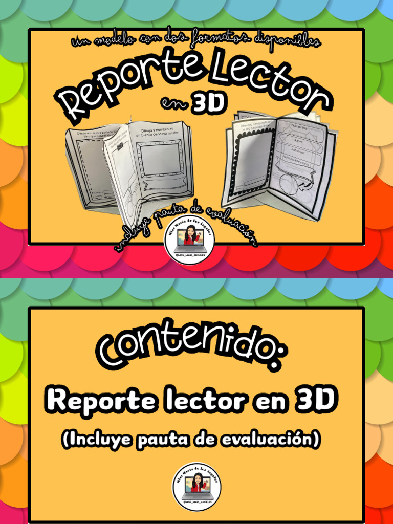 Reporte Lector 3D para Niños | PDF